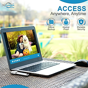 ThePhotoStick® Omni 64GB - Secure Photo & Video Backup and Transfer | Digital File Organization | USB & Multiport Connection for Phones, Tablets and Computers | Portable Memory | External Storage