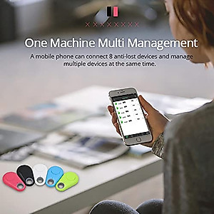 Smart Key Finder Locator Wireless Anti Lost Alarm Sensor Device for Kids Car Wallet Pets Luggage Phone Selfie Shutter Alarm Reminder APP Control