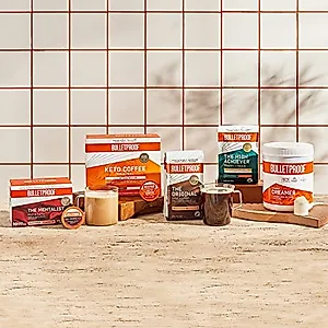 Bulletproof French Kick Dark Roast Whole Bean Coffee, 12 Ounces, 100% Arabica Coffee Sourced from Guatemala, Colombia & El Salvador