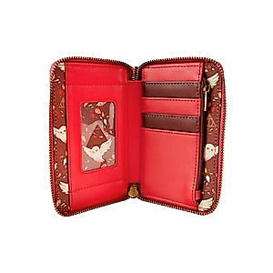 Loungefly Harry Potter Hogwarts Fall Zip Around Wallet | Harry Potter Wallets Standard