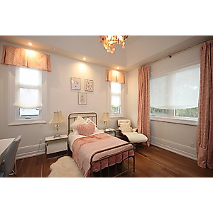 Cordless Roman Shades, Utopia (100% sheer linen), Sheer Linen Roman Shades, Custom Made Window treatments