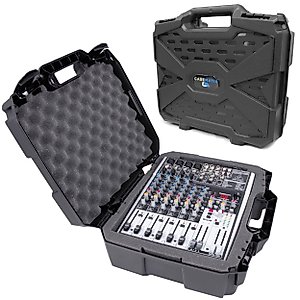 CASEMATIX 17" Hard Shell Audio Mixer Travel Case Compatible with Behringer Xenyx X1204USB, 1204USB, QX1204USB, Q1204USB, 1202FX, 1202, 802, Q802USB, QX1202USB, QX1002USB, 1002B, Q1202USB