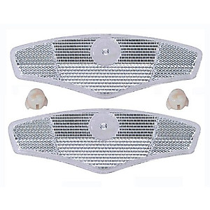 Lowrider Clear Spoke Reflector 2 Piece. Bike Part, Bicycle Part, Bicycle Reflector, Bike Reflector, Bike Part, Bicycle Part, Beach Cruiser, BMX, Chopper, Stretch.