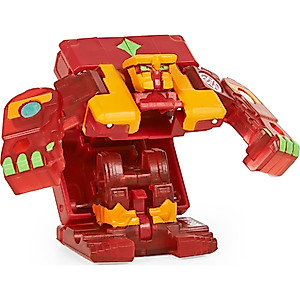 Bakugan Geogan Rising 2021 Pyrus Titan King Geogan Collectible Action Figure and Trading Cards