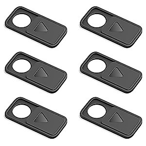 JETech Camera Cover Slide Webcam Compatible Laptop/Tablet/MacBook Air Pro/iMac/iPhone 8 7 6, Ultra-Thin Privacy and Security Protection Slider, 6-Pack