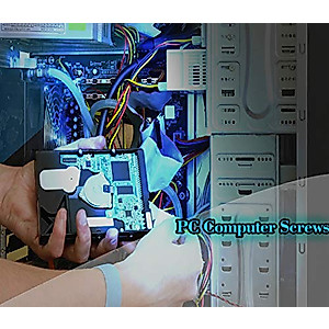 340pcs Motherboard Standoffs Risers Computer Screws Assortment Kit for HDD, SSD, Hard Drive, Computer Case, Motherboard, Fan, Power Graphics