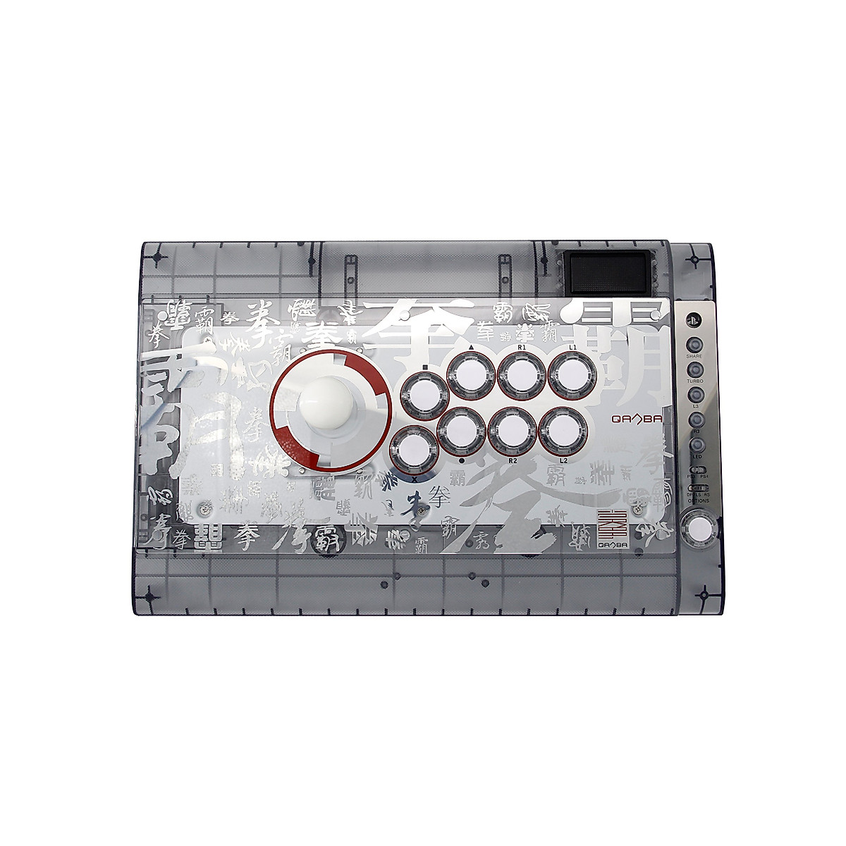 Qanba Crystal Joystick for PlayStation 4 and PlayStation 3 and PC (Fighting Stick) Officially Licensed Sony Product