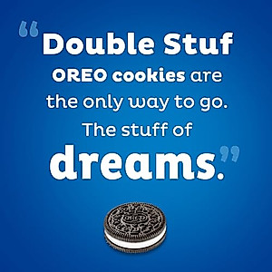 OREO Double Stuf Chocolate Sandwich Cookies, Family Size, 3 Packs