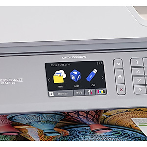 Brother MFC-J5830DW All-in-One Color Inkjet Printer, Wireless Connectivity, Automatic Duplex Printing, Amazon Dash Replenishment Ready