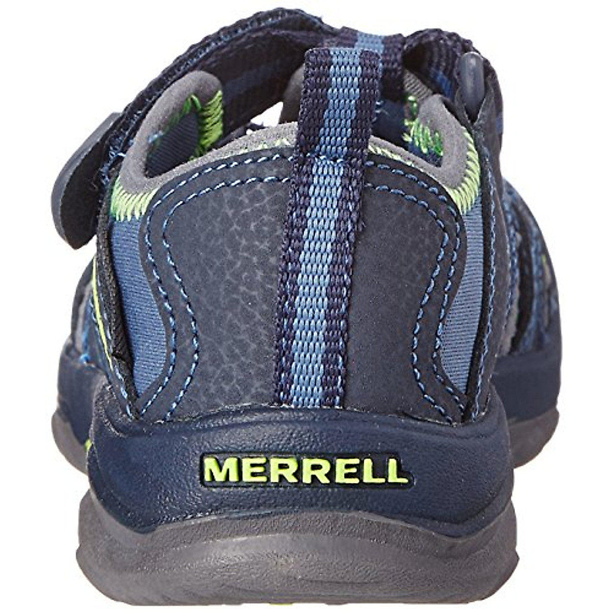 Merrell Hydro Sport Sandal, Navy/Green, 9 US Unisex Little Kid
