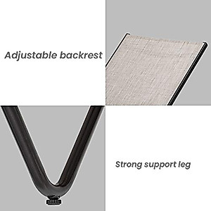 Crestlive Products Aluminum Adjustable Chaise Lounge Chair Outdoor Five-Position Recliner, Curved Design, All Weather for Patio, Beach, Yard, Pool (2PCS Beige)