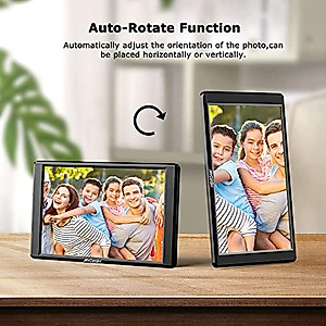 MYDASH - 10.1 inch Digital Picture Frame - Smart Photo Frame with Built-in 32GB Large Memory, IPS Screen, Auto Rotate, USB Flash Drive.