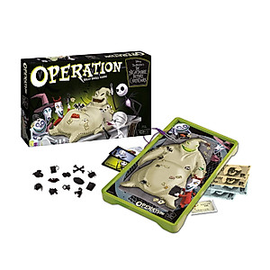 Operation Disney The Nightmare Before Christmas Board Game | Collectible Operation Game | Featuring Oogie Boogie & Nightmare Before Christmas Artwork, 1+ Players