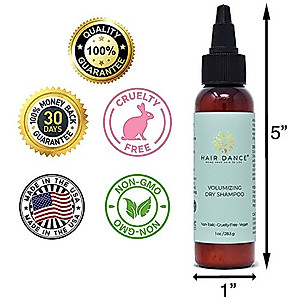 Dry Shampoo Volume Powder. Natural and Organic Ingredients. For Blonde and Dark Hair. Lavender Oil Scented.