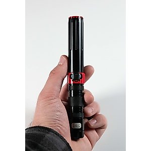 PAVASHOT Pavashot-Stickshot | Self Defense Device Easily Reloadable Non-Lethal Launcher 50-Foot Range Multi-Safety Function All-Weather 6-feet Diameter Plume Designed & Assembled in The USA, Black