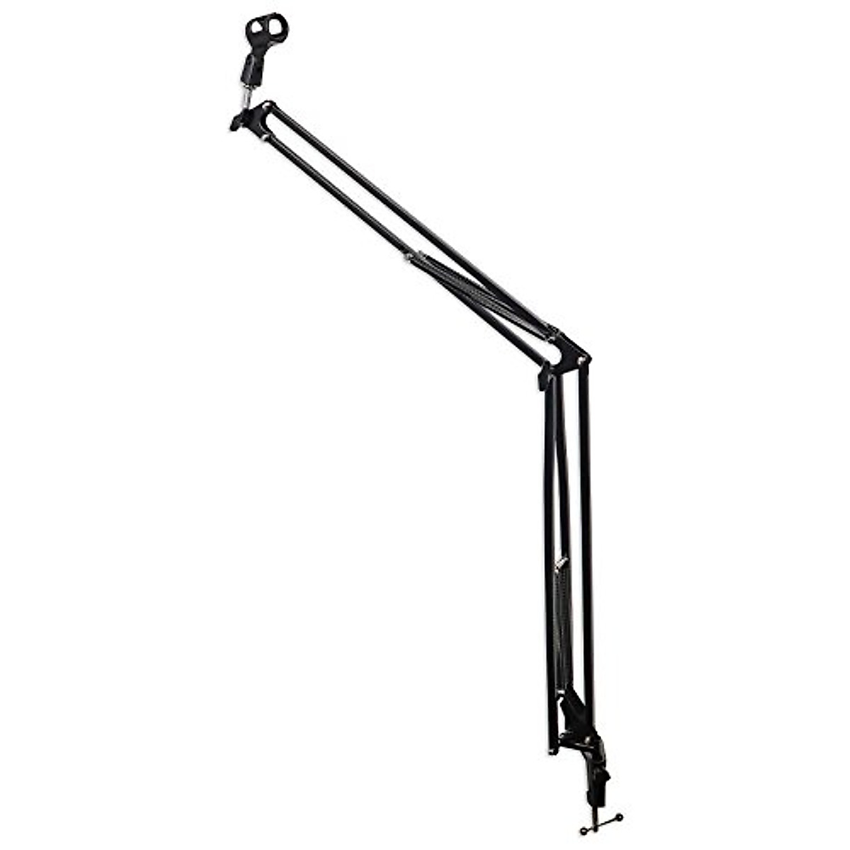 Rockville DMS40 40" Microphone Boom Arm Studio Podcast USB Mic Stand+Desk Clamp