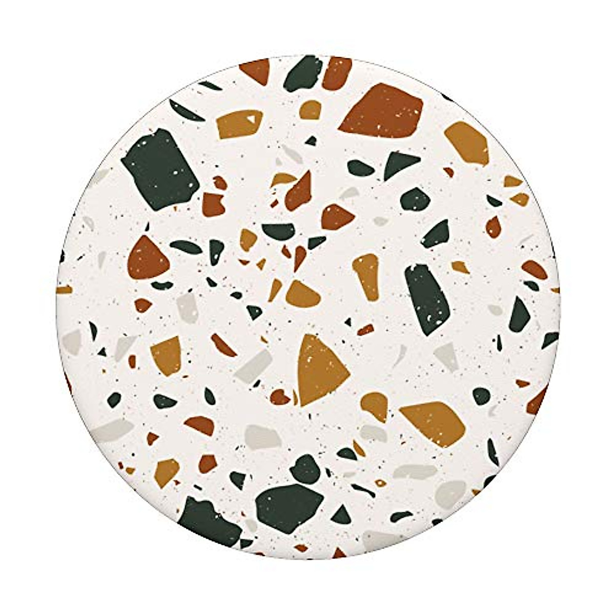 Terrazzo Pattern in Neutral Earth Tones PopSockets Swappable PopGrip