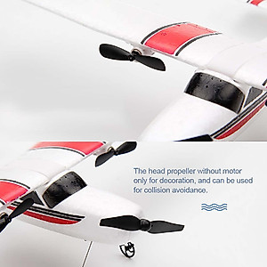 GoolRC RC Plane, 2.4GHz 2 Channel Remote Control Airplane, EPP Foam RC Glider for Beginners and Adults