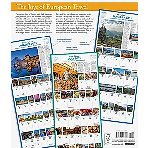 Rick Steves' Europe Picture-A-Day Wall Calendar 2021