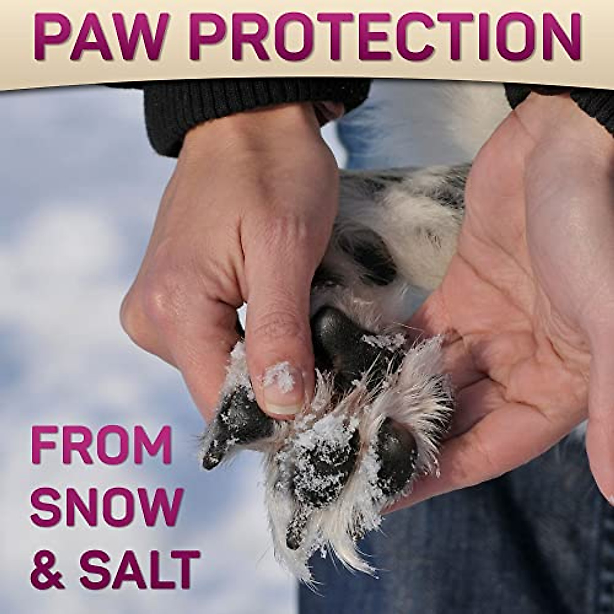 Natural Dog Paw Balm, Dog Paw Protection for Hot Pavement, Dog Paw Wax for Dry Paws & Nose, Canine Paw Moisturizer for Cracked Paws, Cream Butter for Cat, Dogs Paw Protectors, Paw Pad Lotion (2 oz)