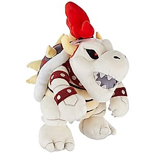 Little Buddy 1727 Super Mario All Star Collection Dry Bowser Plush, 10"