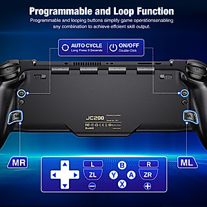 Spican Switch Controllers for Nintendo Switch/Switch OLED Controller, Switch Wireless Pro Controller One-Piece Joypad, Full-Size Ergonomic Handheld Mode Controller Gamepads Standard Controllers