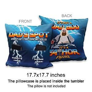 Kozmoz Inspire It's Not A Dad Bod It's A Fathor Figure Father's Day Gift From Daughter, Son Wife Christmas Gifts For Dad Birthday Gift Tumbler 20oz