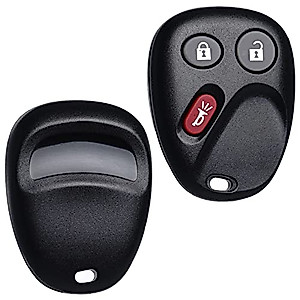 Keyless Entry Remote Control Key Fob Replacement Fits for Chevy Silverado 1500 2500HD 2003 2004 2005 2006 Avalanche Equinox SSR Suburban Tahoe GMC Sierra Yukon XL Hummer H2 Cadillac Escalade LHJ011