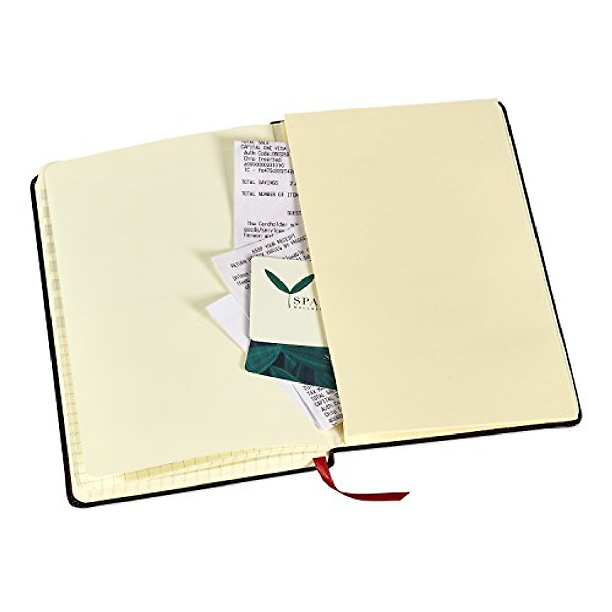 Southworth Business Journal, 5.125” x 8.25”, Black Bonded Leather, Elastic Closure, 240 Pages (98886), Model: 98886-01