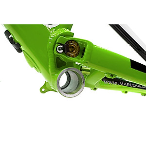 SwishTi Marechal Sollers Mountain Bicycle Bike Frame for All Mountain/Enduro/Free Ride use w/Rockshox Shock in 26"/27.5" (Green, 27.5")