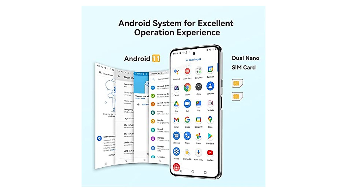 CUBOT X50 Unlocked Smartphone - 6.67" FHD+, 64MP Camera