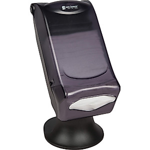 San Jamar - H5005STBK H5005S Venue Fullfold Control Napkin Dispenser with Stand, 500 Capacity, 8" Width x 17-1/2" Height x 13" Depth, Black Pearl