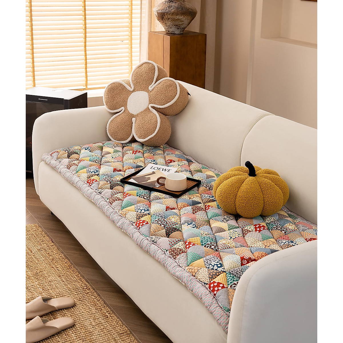 HOMEREFROM Pet Mat Bed Couch Cover for Dog, Washable Dog Couch Cover Protector, Non Slip Pet Couch Covers for Sofa (27.55 * 70.86, Red)