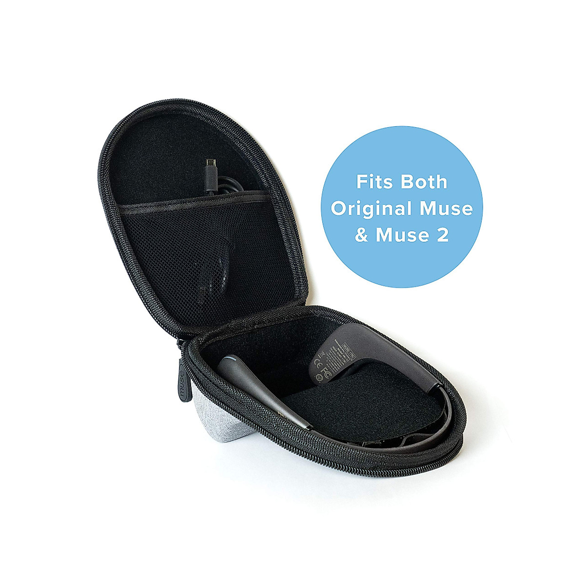 MUSE 2 Case - Official Storage & Travel Carrying Case 2: The Brain Sensing Headband (Also Compatible with Original