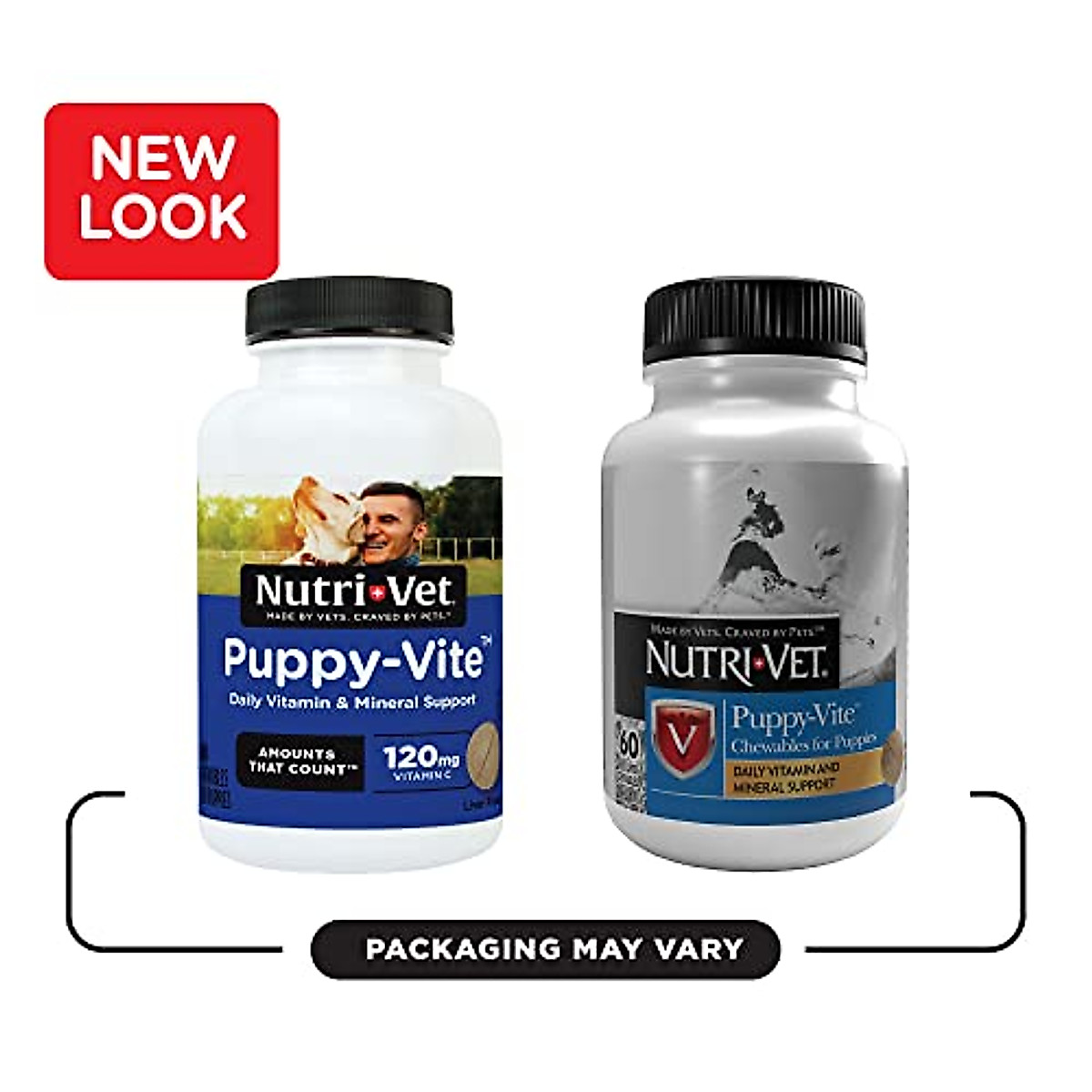 Nutri-Vet Multi-Vite Chewables for Puppies | Formulated with Vitamins & Minerals to Support Balanced Diet | 60 Count