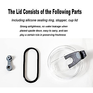 Tumbler Lids Spillproof 20oz,4 Pack Splash Resistant Lid for Beast,Juro,Ozark Trail,Rae Dunn,Atlin,Coffee Mug and More Cooler Cup,Covers for 20 Ounce Tumbler