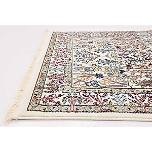Unique Loom Narenj Collection Area Rug - Bristol (3' x 13' 1" Runner, Ivory/ Beige)