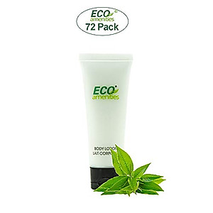 ECO Amenities Travel Size 1oz Body Lotion (BULK 72 Pack) - 30ml Tubes, Mini Lotion - Individually Wrapped Travel Lotion with Flip Cap, Bulk Travel Size Lotion for Hotels, Airbnb, Hospitality