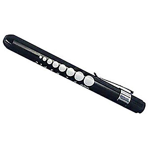 SURGICAL ONLINE Limited Edition - Full Tactical Black - Grudge Style Set of 5 pcs Reflex Percussion Taylor Hammer + Penlight + Tuning Fork C 128 C 512 + Bandage Scissors 5.5"