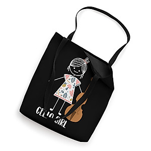 Cello Girl - Orchestra Classical Music Cellist Tote Bag