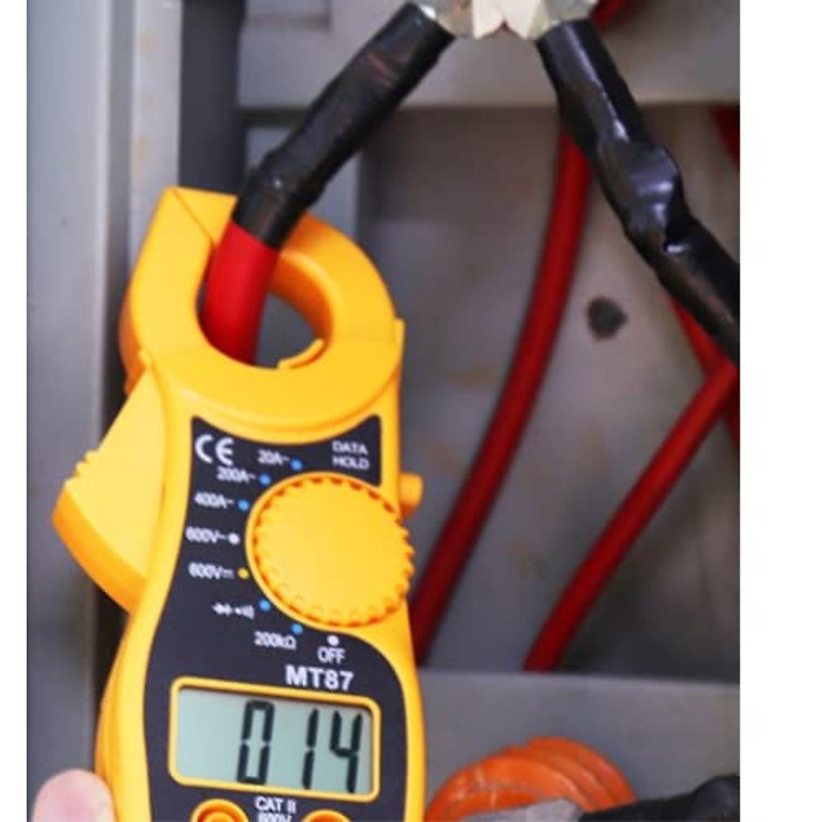 Digital Multimeter, Digital Clamp Meter Multimeter AC DC Voltmeter Range Volt Ohm Amp Tester