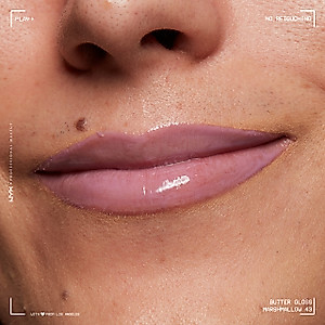 NYX PROFESSIONAL MAKEUP Butter Gloss, Non-Sticky Lip Gloss - Marshmallow (Muted Lilac)