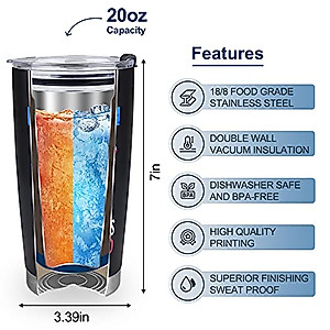 SUPERSUN Birthday Gifts for Men Tumbler, Dad Gifts from Daughter Son. Fathers Day, Patriotic Gift for Uncle, Grandpa, Papa, Husband, Him, Man 30th 40th 50th 60th. Cool Boyfriend Gifts Ideas.