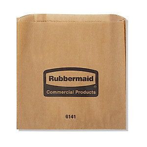 Rubbermaid Commercial Wax Paper Bags, Sanitary Napkin Disposal Bags, Feminine Hygiene liners, Pack of 250
