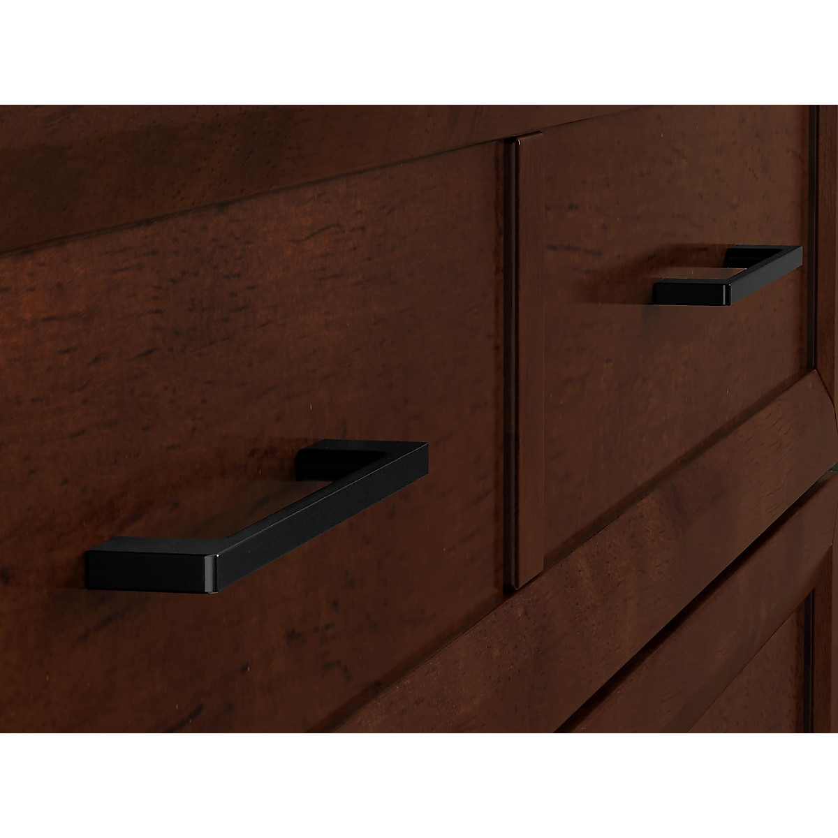 AFI, Sienna Full Murphy Bed Chest with Built-in Charger, Walnut