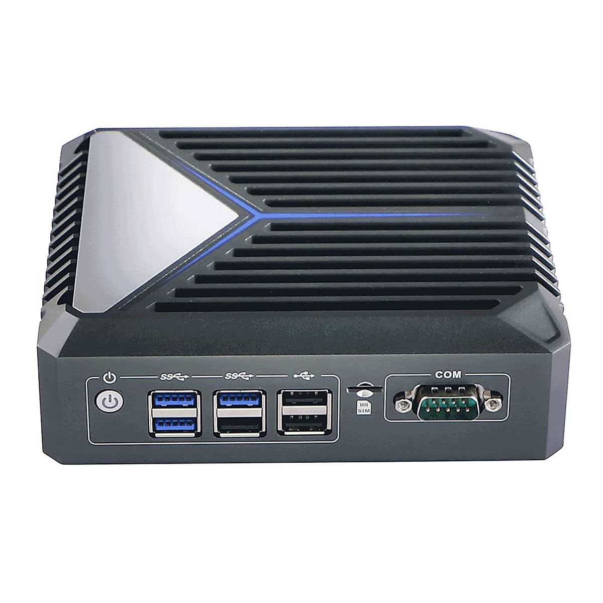 Micro Firewall Appliance 3 Intel I225-V 2.5GbE NIC Ports Fanless Mini PC, Intel Celeron J6412 Quad Core, Support AES-NI,TPM2.0 2xDP 1xHDMI 1xCOM 6xUSB, 16GB DDR4,256GB M.2 SSD