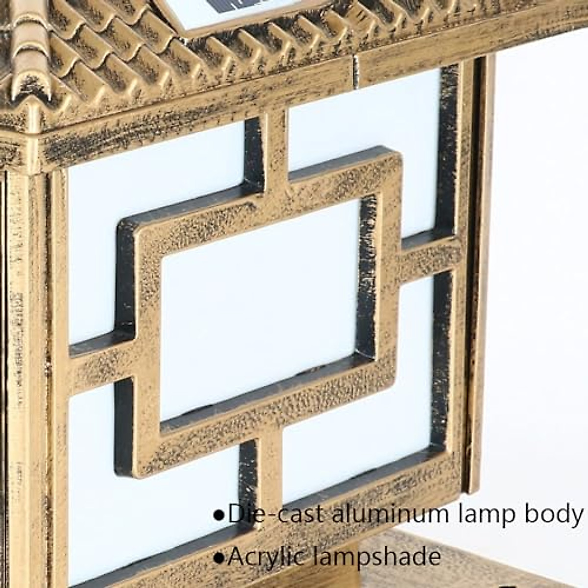 MODEBHD Outdoor Solar LED Pillar Light, Waterproof IP65 Villa Garden Park Post Lamp, On/Off, Patio Garden Post Lantern, Die-cast Aluminum Lamp Holder Traditional Landscape Lighting