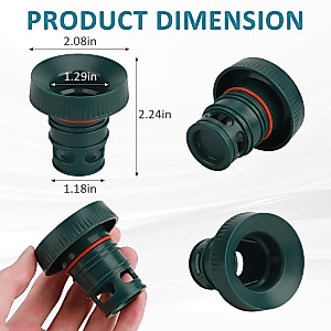 Parts Shop Replacement Thermos Stopper For Stanley Aladdin Vacuum Insulated Small Mouth Bottle ACP0060-632 Bottles Stopper #13B pre-2002 Production Replaces Parts No A-944DH A945DH