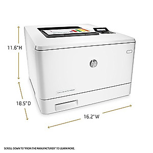 HP LaserJet Pro M452dn Color Laser Printer with Built-in Ethernet & Double-Sided Printing, Amazon Dash replenishment ready (CF389A)