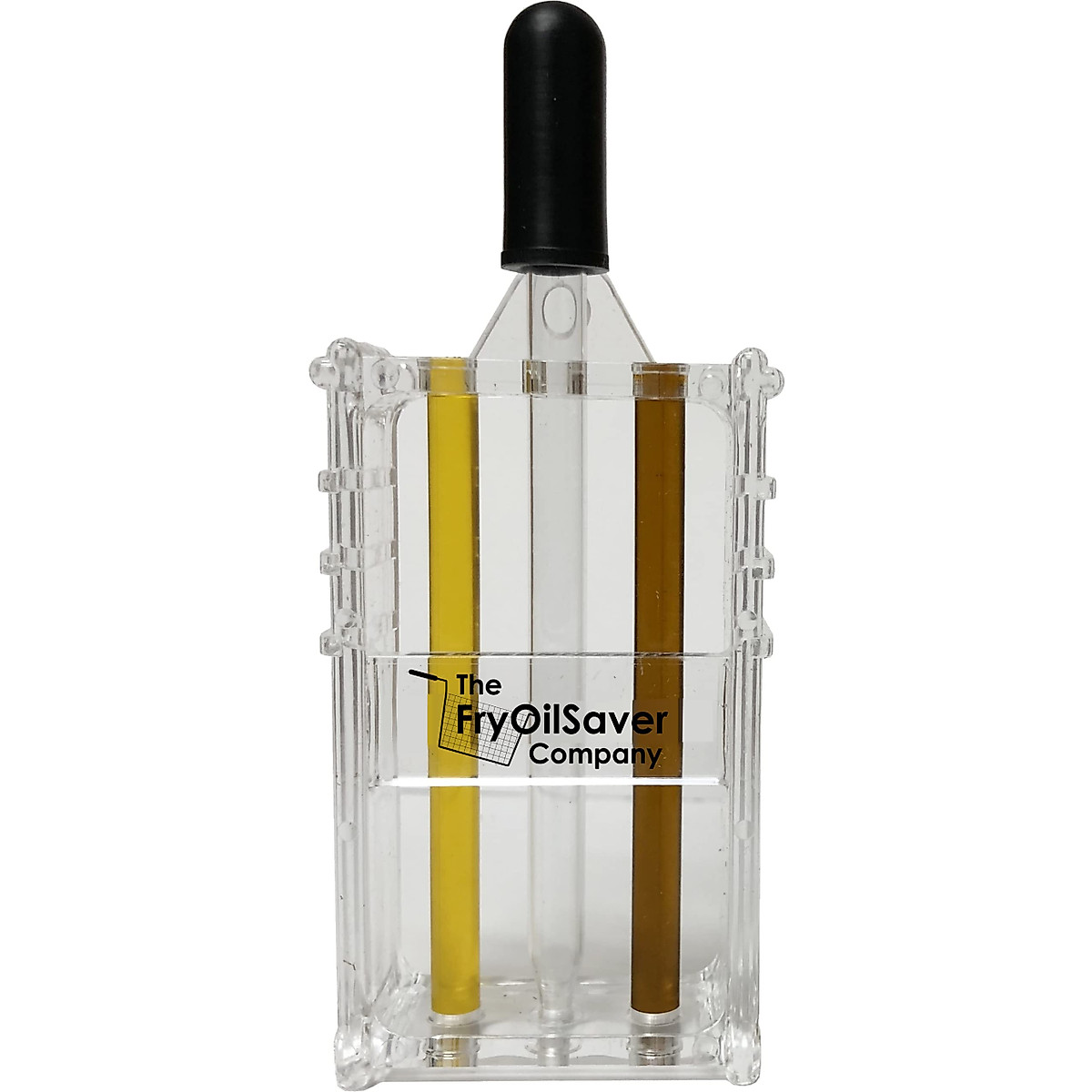 FryOilSaver Co, Fryer Oil Test Kit, Two Color Visual Guide with Eye Dropper, Monitor Shortening Quality of Oil Fryers, Oil Test Kit for Clear Frying Oil, FC3017B, FMP 538-1000